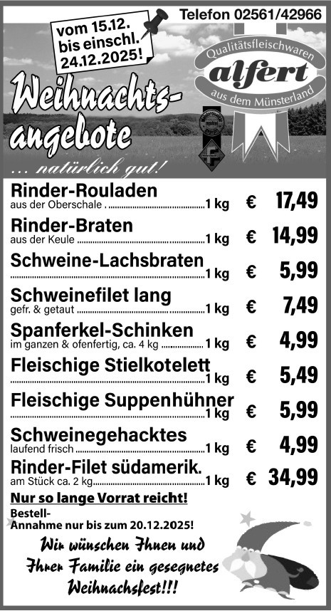 Angebot der Woche | Qualitätsfleischerei Alfert