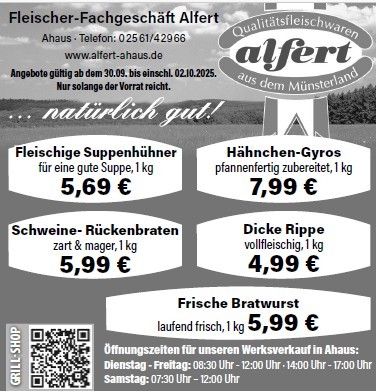 Angebot der Woche | Qualitätsfleischerei Alfert